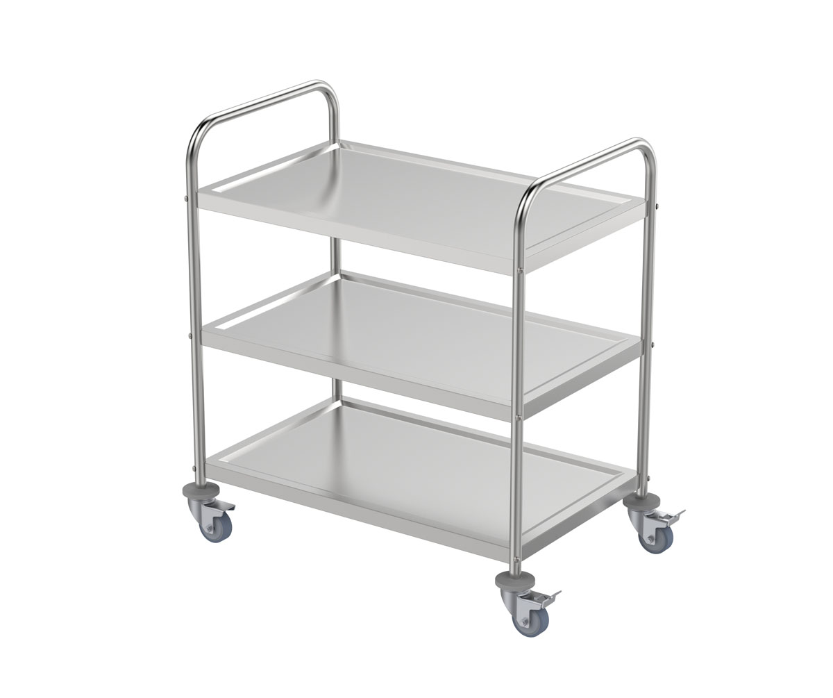 Stainless Steel Service Cart | Heavy Duty Systems