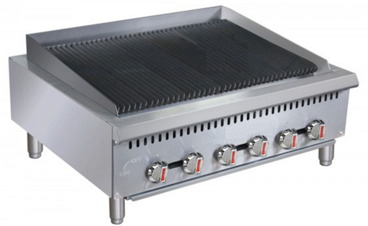 Gas Charbroiler - Lava Rock | Heavy Duty Systems