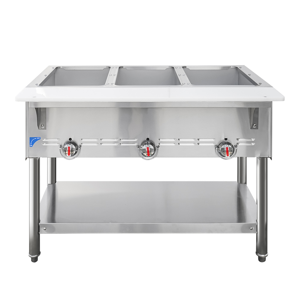 Gas Hot Food Table – Dry Well | Heavy Duty Systems